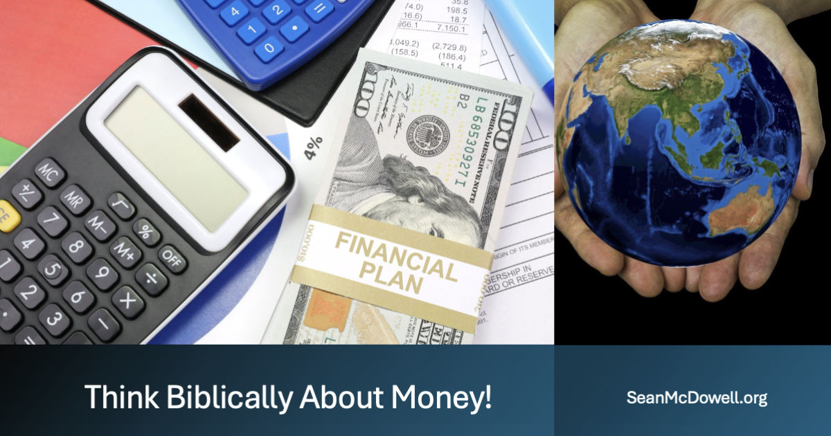 A Biblical View of Financial Planning (Interview!) | Sean McDowell