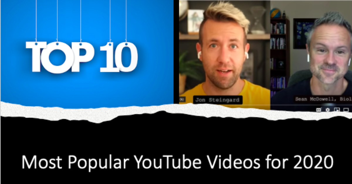 My Top YouTube Videos for 2020 | Sean McDowell